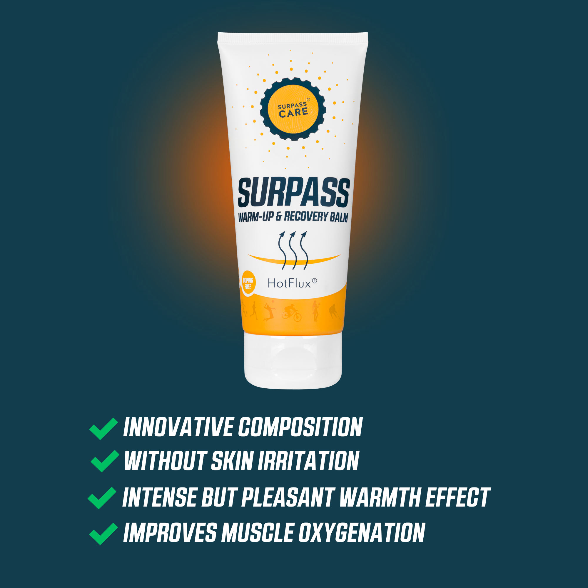 SURPASS HOTFLUX® PRE/POST-WORKOUT WARM-UP & RECOVERY BALM – SURPASS ...