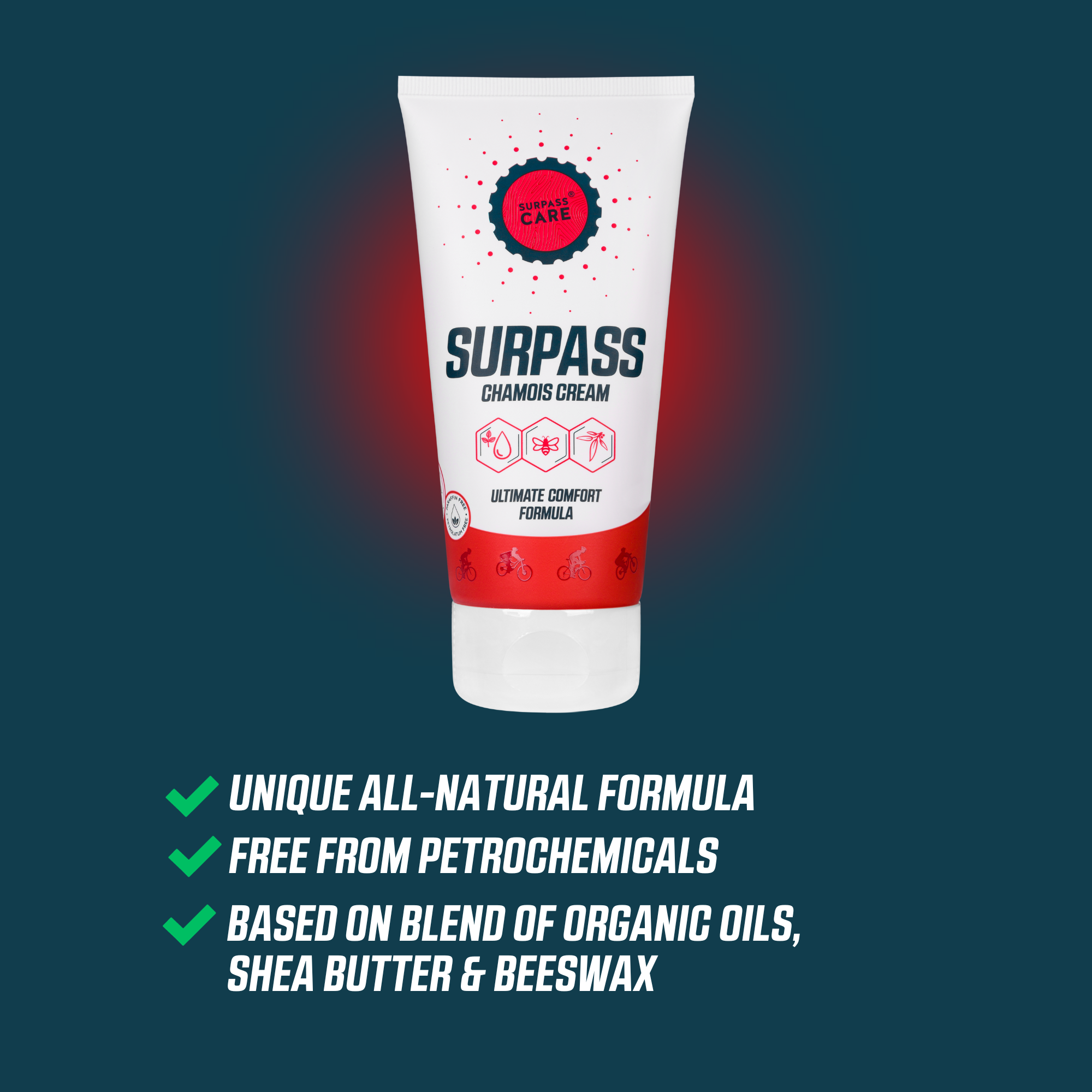 SURPASS NATURAL ANTI-CHAFING CYCLING CHAMOIS CREAM – SURPASS-CARE ...